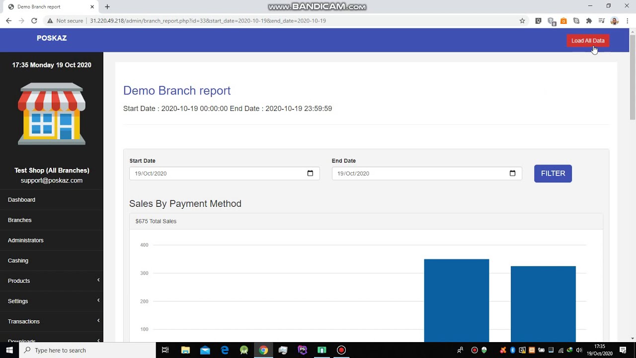Using Branch Report - Admin Portal - YouTube