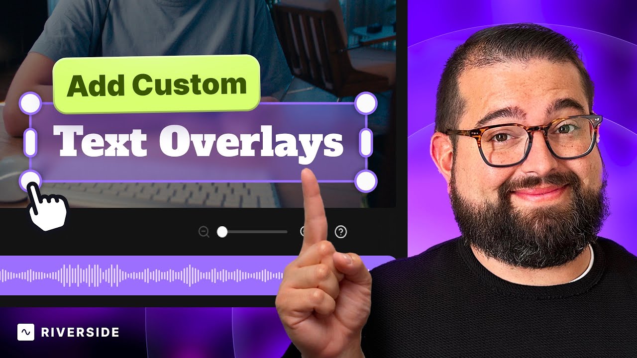 Text Overlays: Now in the Riverside Editor! - YouTube