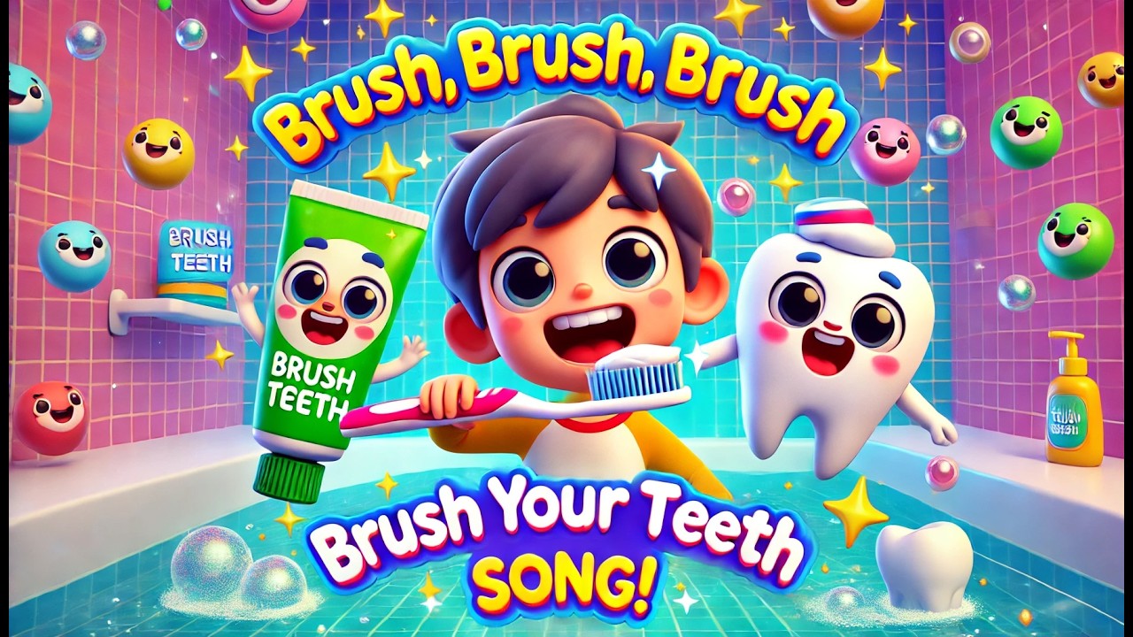 Brush Your Teeth Song! 🦷🎶 | Kids Rhyme for a Healthy Smile | Fun ...