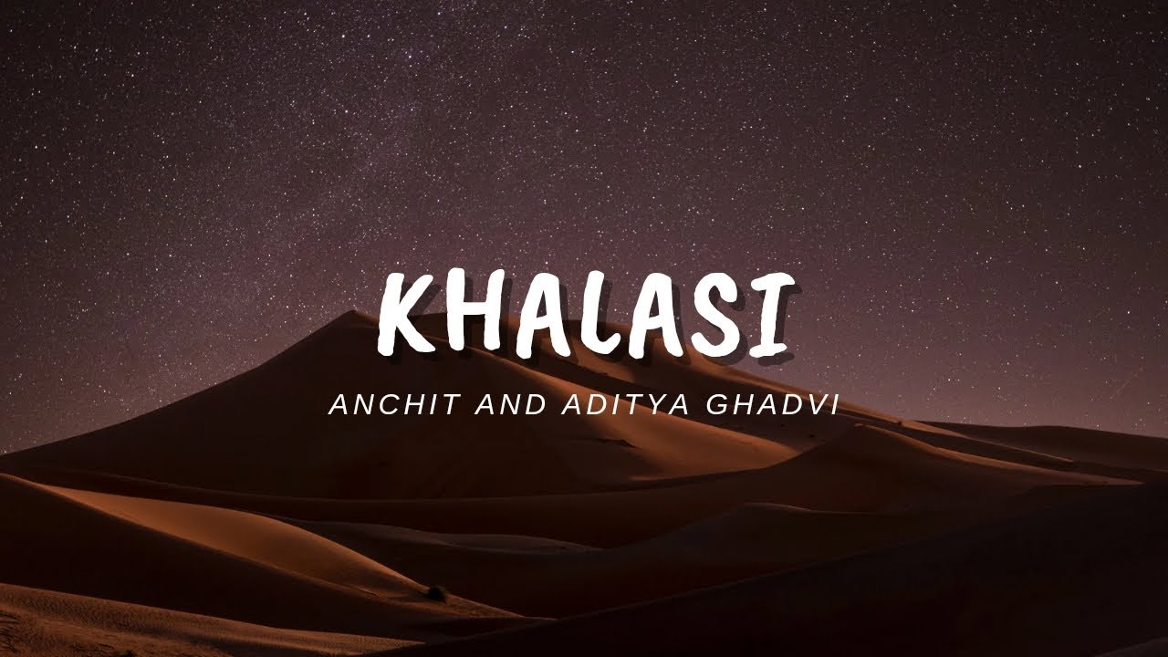 KHALASI LYRICS || ADITYA GHADVI #music #song #shorts - YouTube
