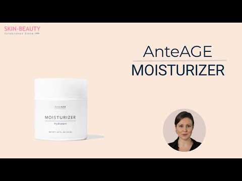AnteAGE Moisturizer - YouTube