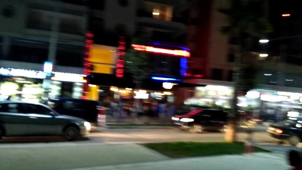 Night life in Durres Albania - YouTube