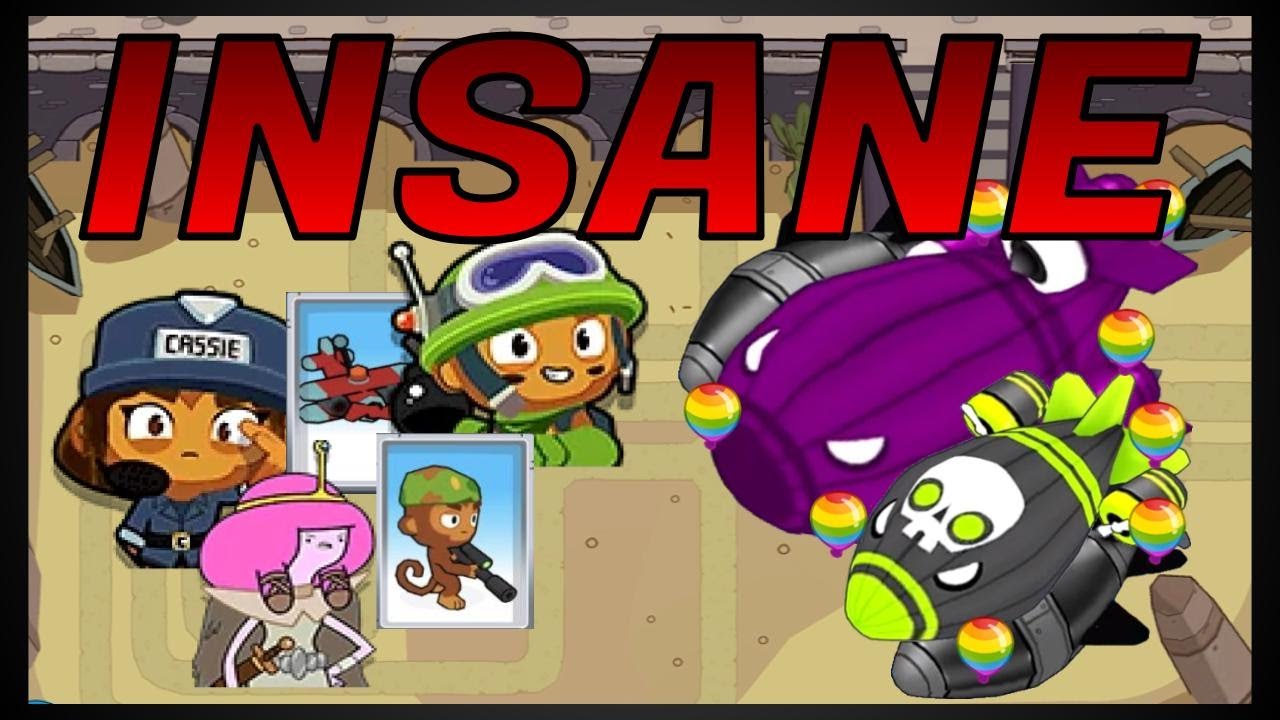 My Most Intense Challenge Yet! Military Army Challenge! (Battd Bloons ...