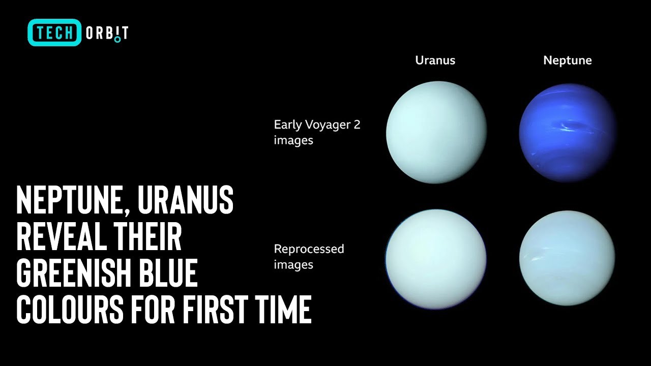 Neptune, Uranus reveal their greenish blue colours for first time - YouTube