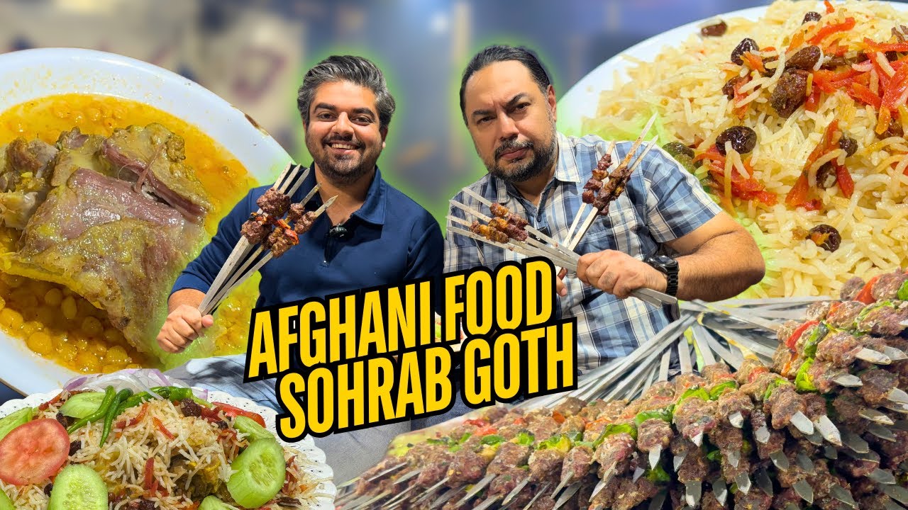 Afghani Food | Sohrab Goth Karachi | Afghani Tikka | Mutton Rosh ...
