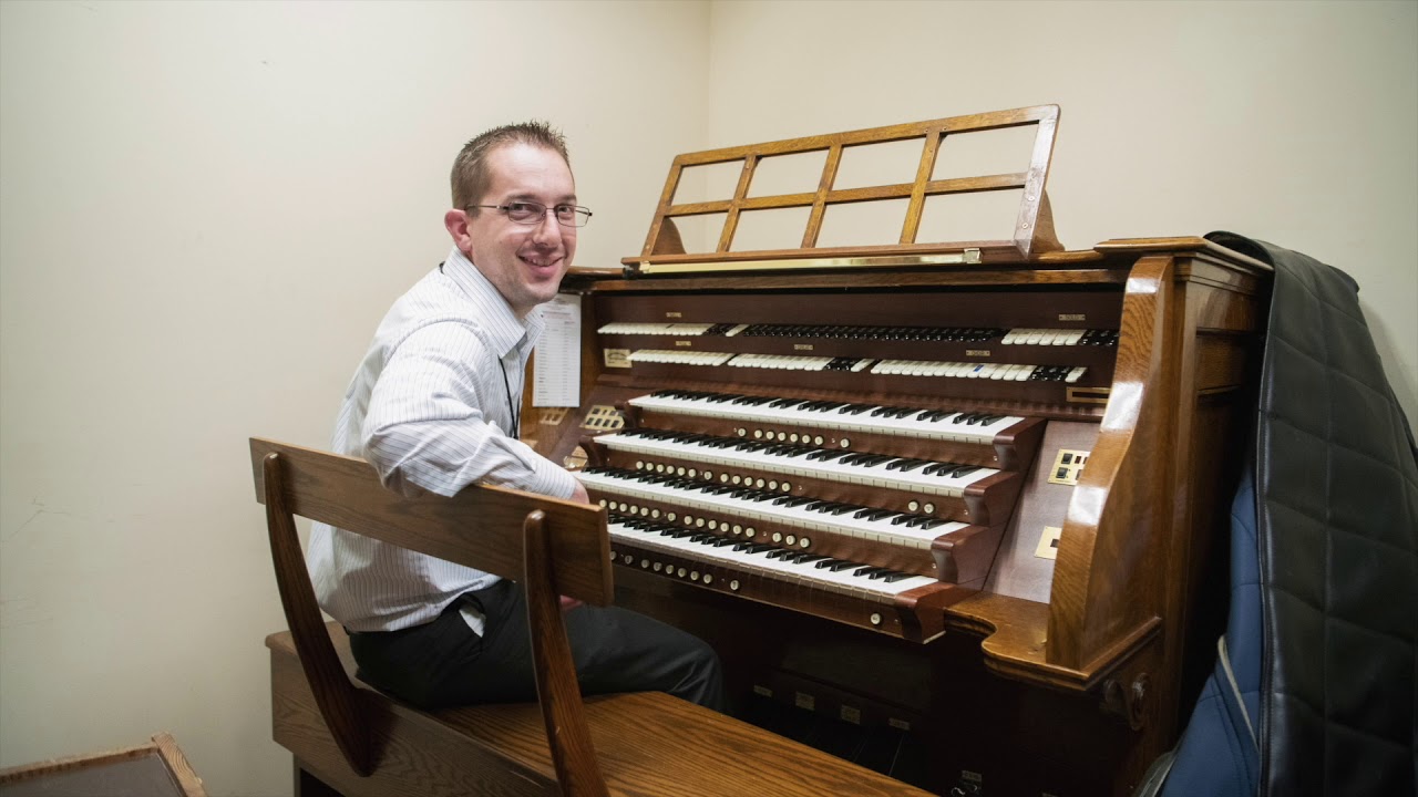 Music donations at area schools, including the LCHS pipe organ - YouTube