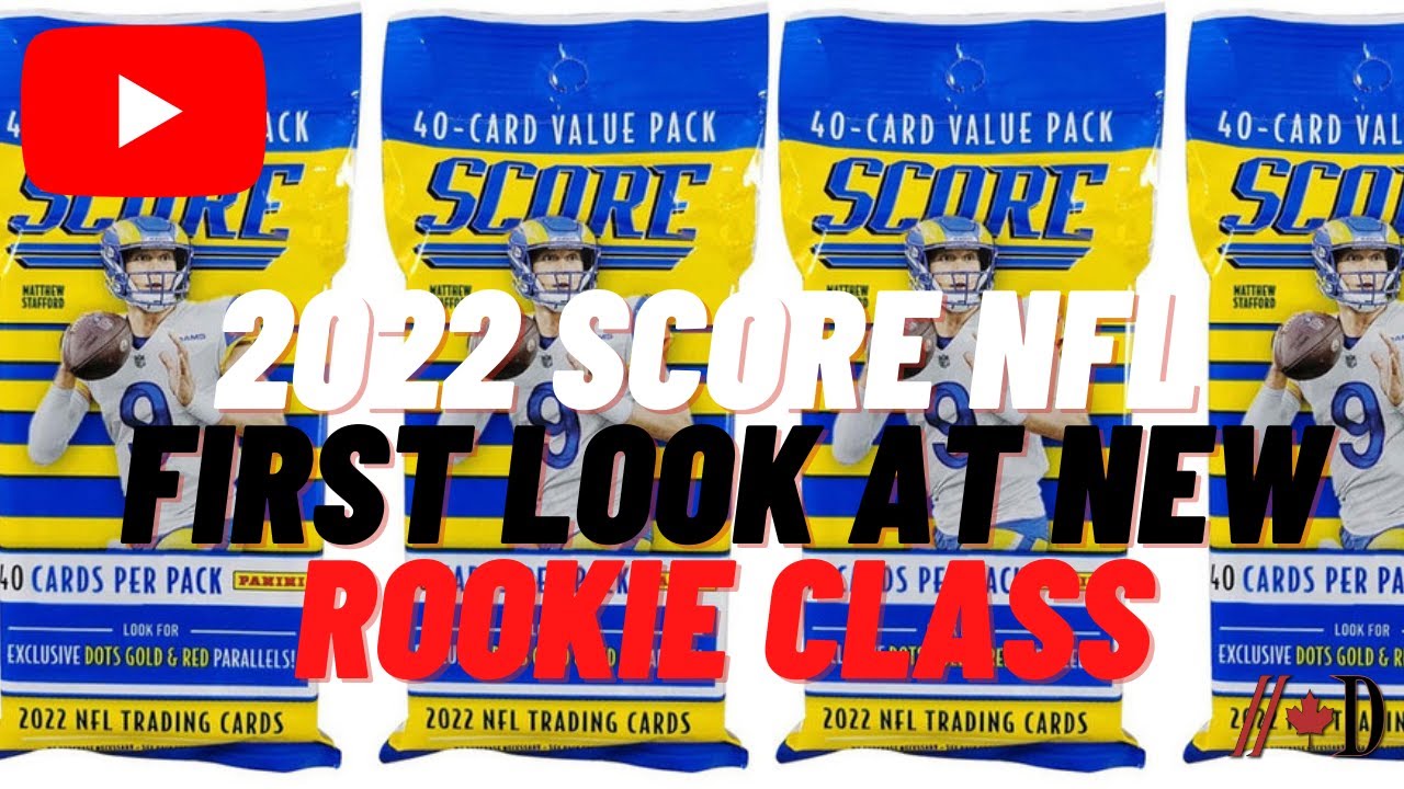 2022 SCORE NFL: First Look At New Rookie Class - YouTube
