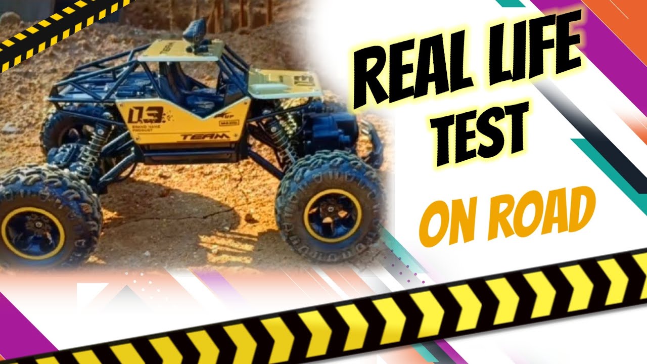 Real Life Test on Rc Car (part 2) Water Test | Off Road Test | On Road ...
