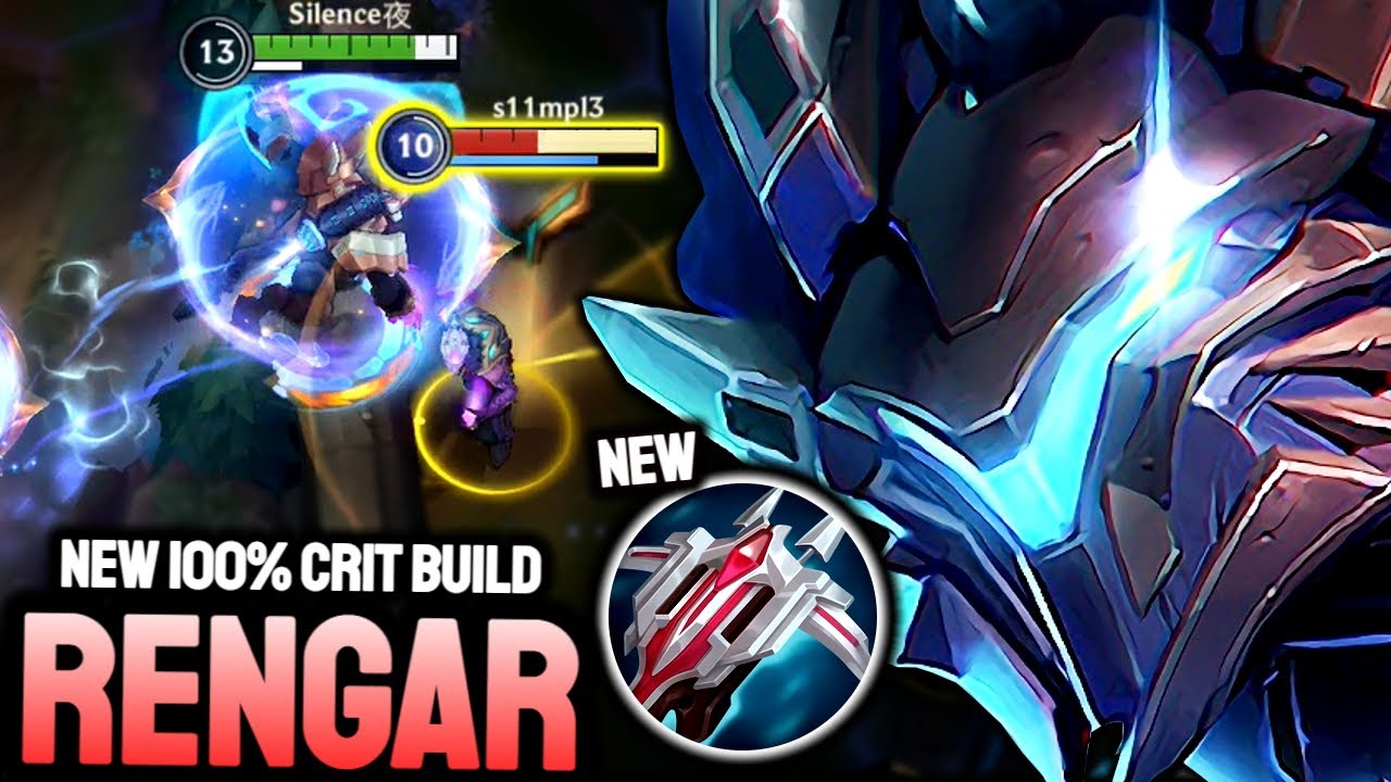 RENGAR NEW BROKEN CRIT BUILD vs. KAYN! 100% CRIT AND PENETRATION IS ...
