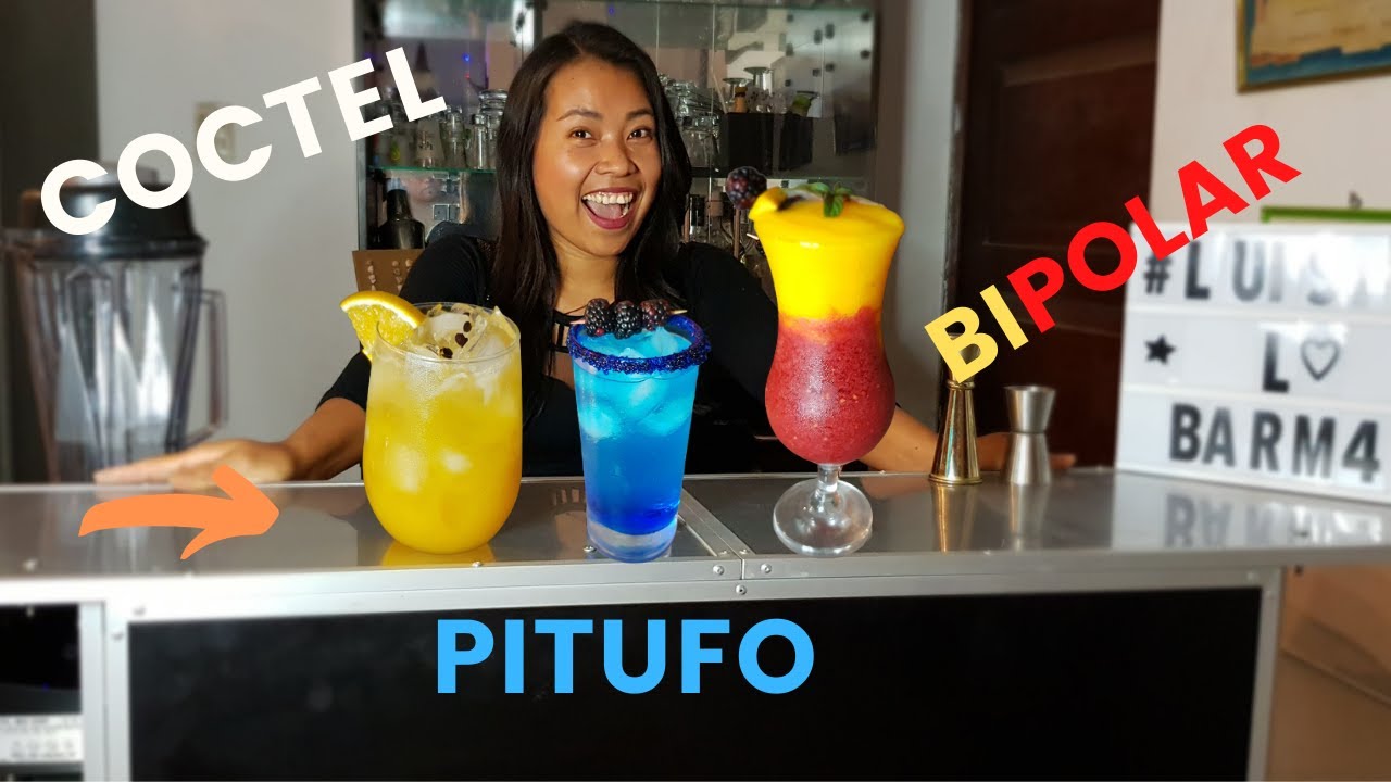 🍹 3 cocteles riquísimos y refrescantes ( PITUFO - BIPOLAR) whisky ...