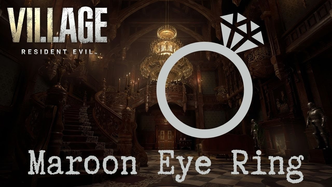 Resident Evil 8 Village - Maroon Eye Ring - Prioress Door - YouTube