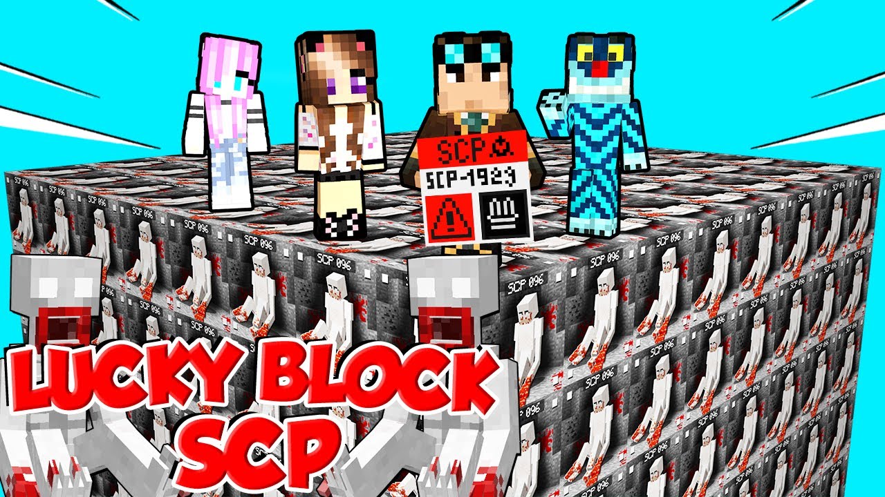 LUCKY BLOCK GIGANTI DEGLI SCP SU MINECRAFT!!! - YouTube