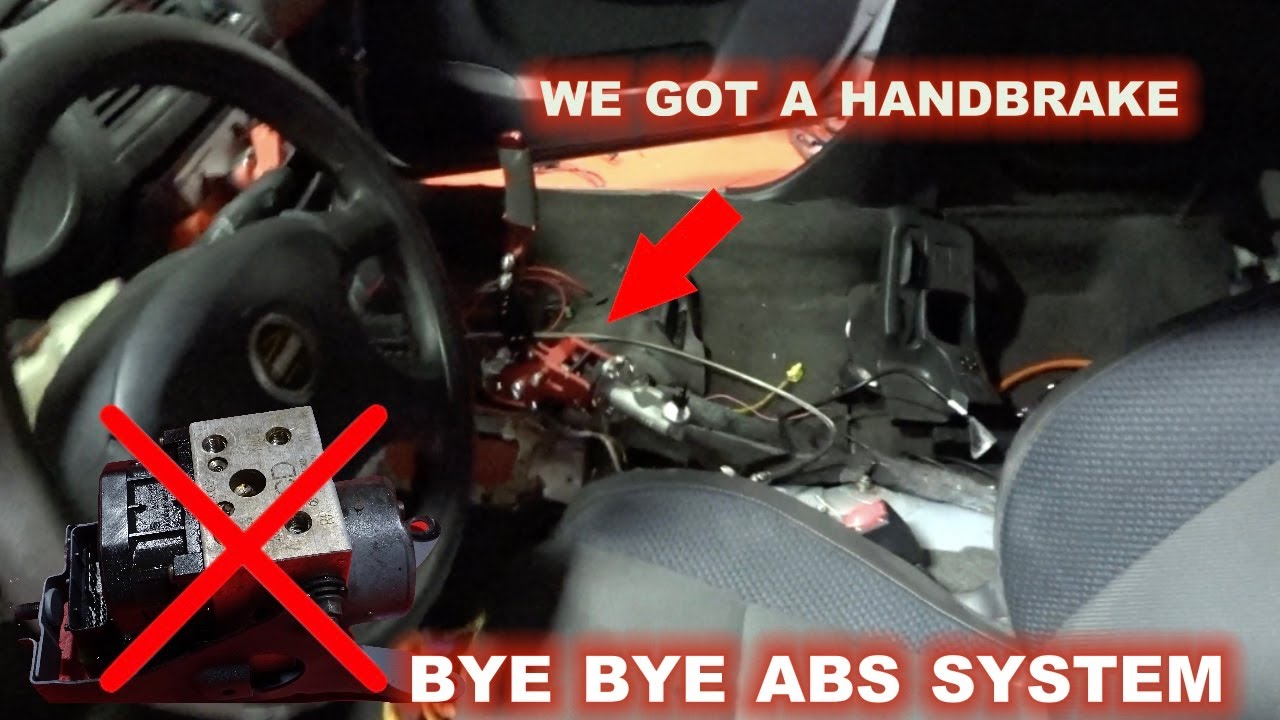 RB26 SWAPPED SUBARU WRX PART 6 / ABS SYSTEM DELETE AND HANDBRAKE ...