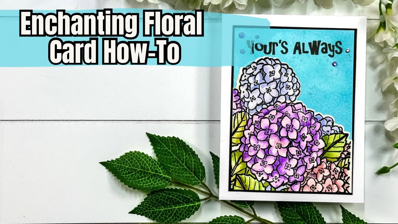 Charming Floral Watercolor Card Tutorial - YouTube