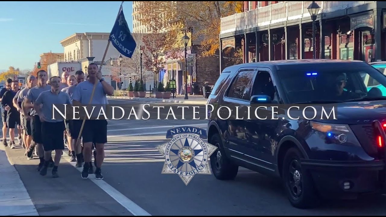 DPS Nevada State Police Academy 93 Memorial Run - YouTube