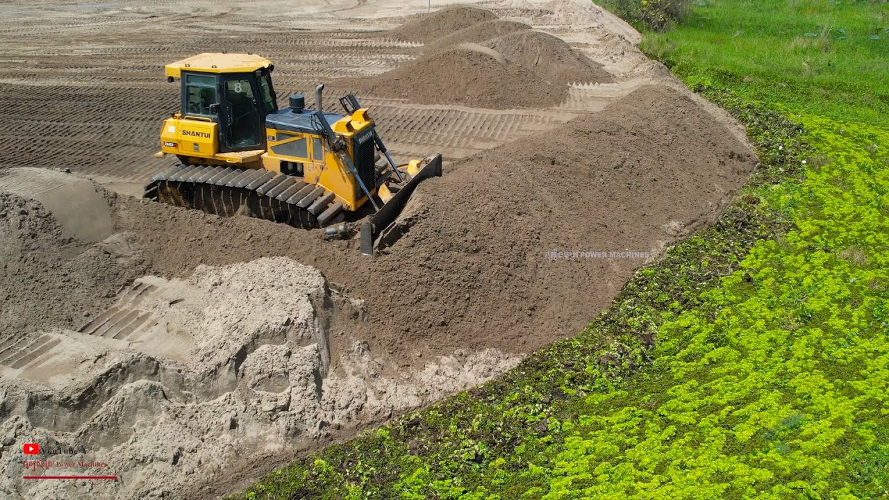 Technical Skills Operator Drive Dozer Push Moving Sand With Stronger ...