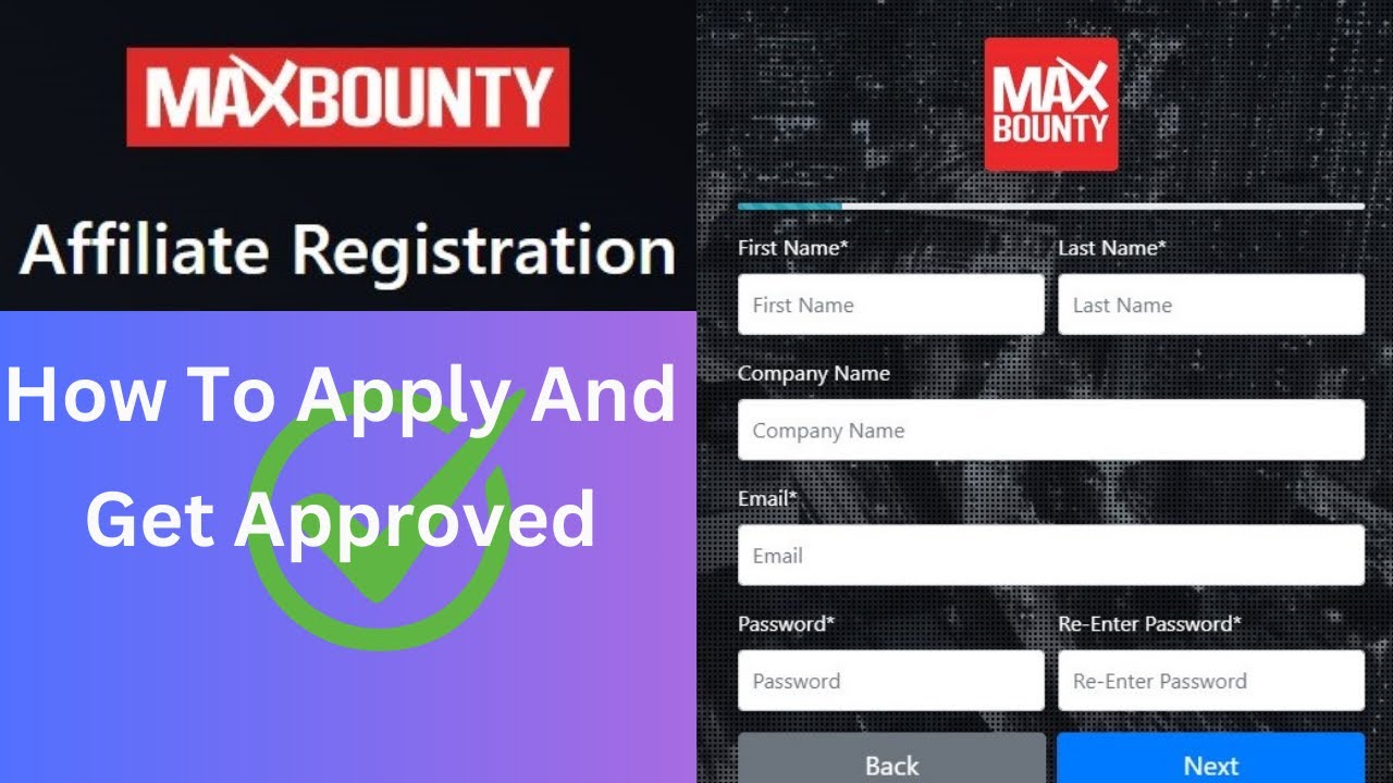 How to Apply and Get Approved as a MaxBounty Affiliate |- 2024 ...