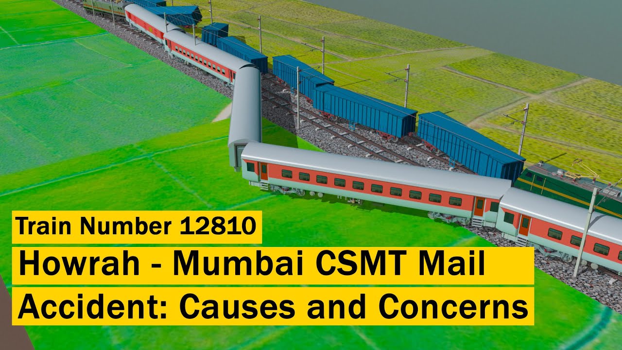 The reason behind Howrah - Mumbai CSMT Train Accident near ...