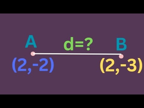 How to find Distance between two pair of points? | distance formula - YouTube