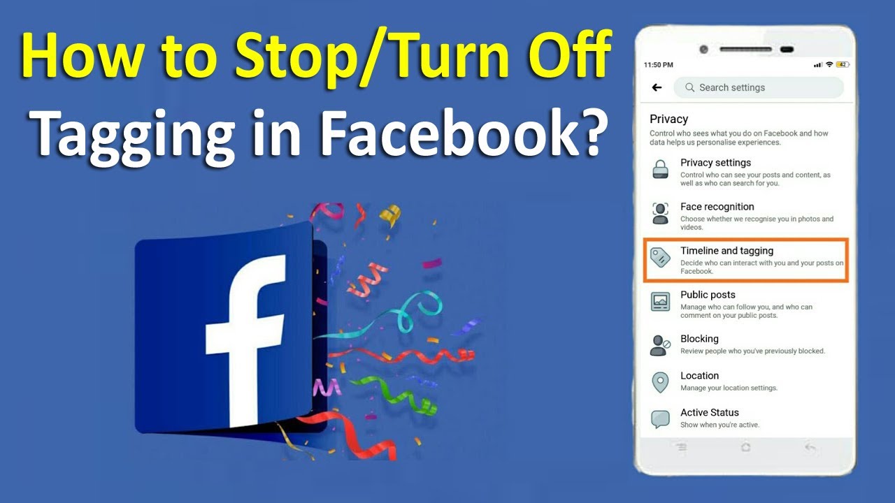 How to Stop Tagging in Facebook? Turn off Tagging in Facebook | Stop ...