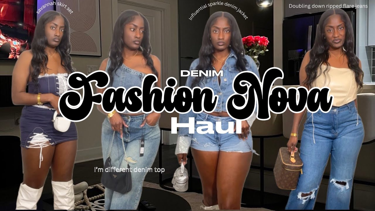 *mini* FASHION NOVA Denim Haul 😍Girl get these pieces!@FashionNova ...