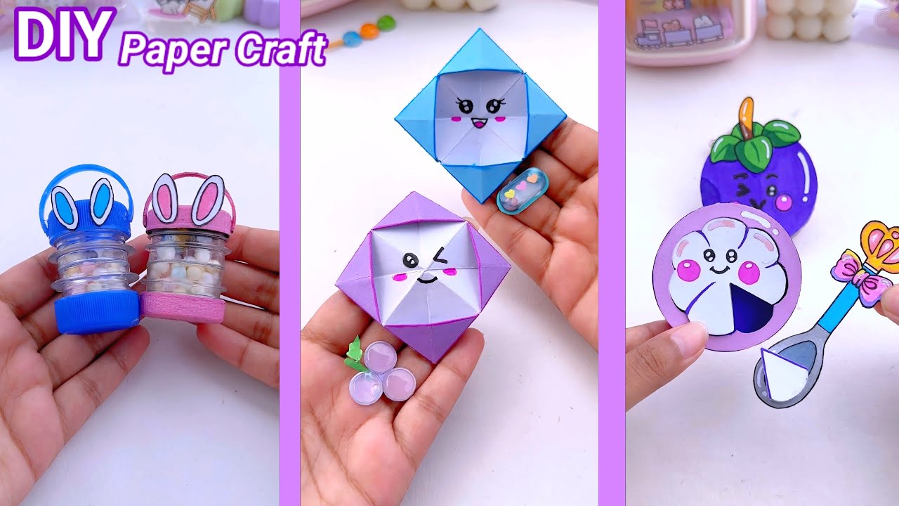 DIY Miniature Crafts Idea / Easy Craft Ideas / school hacks / paper ...