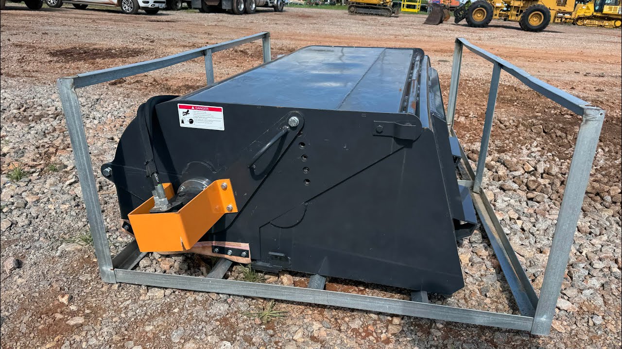 Wolverine BBS-11-72W Box Broom Hydraulic Sweeper Skidsteer Attachment ...