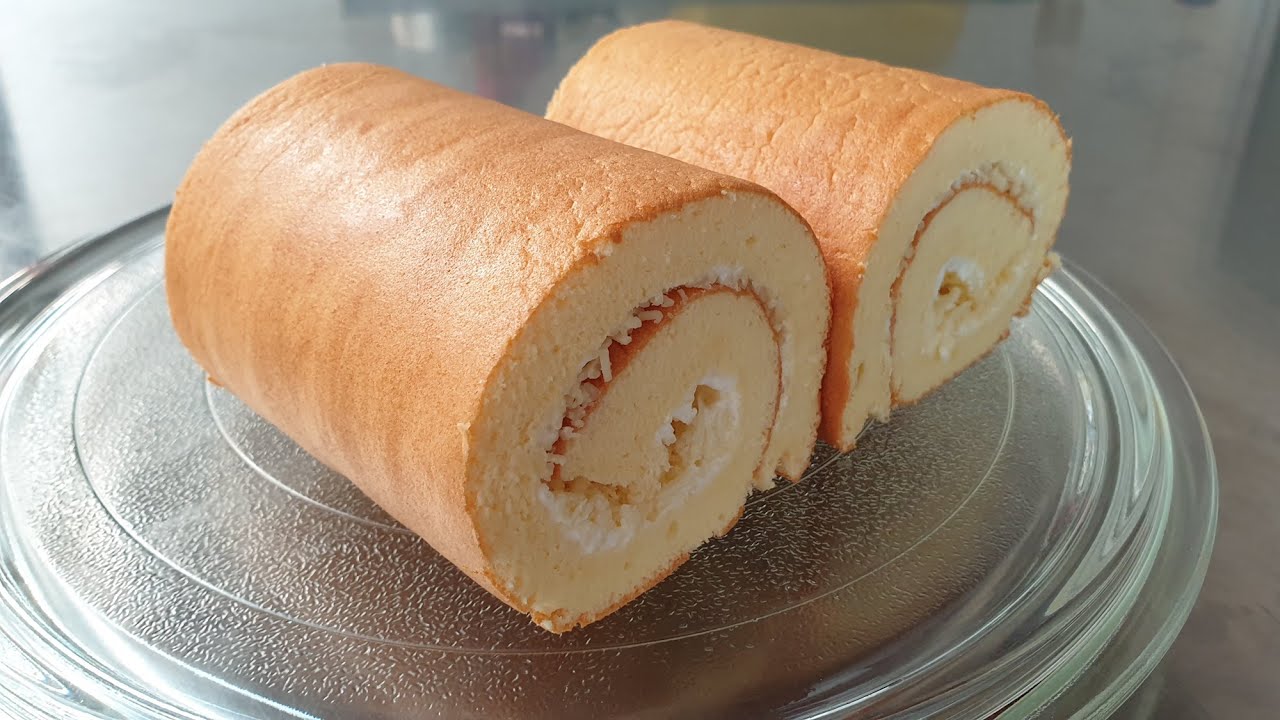 How To Make Swiss Roll Cake | Resep Bolu Gulung Tanpa Pengembang - YouTube