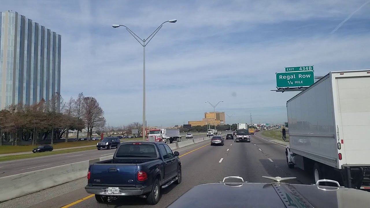 Dallas Interstate 45, US-75, SPUR-366 & I-35E - YouTube