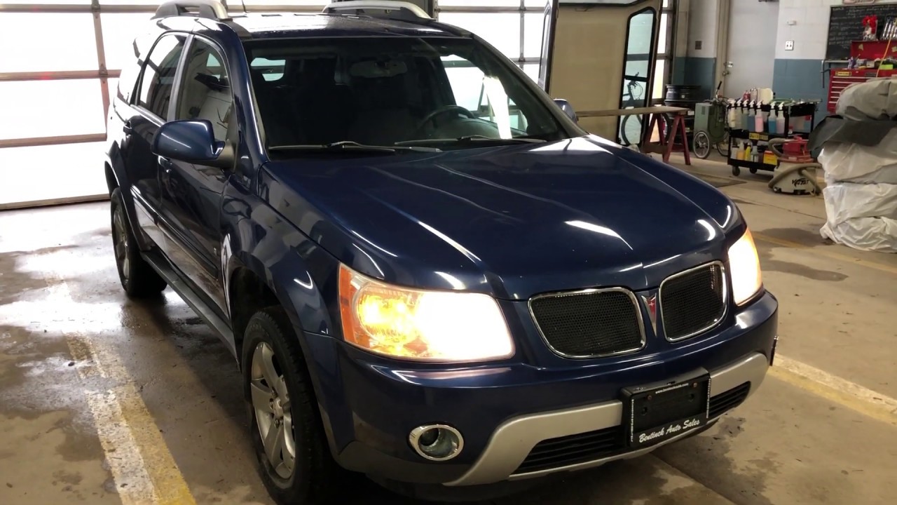 2008 Pontiac Torrent AWD Blue - YouTube