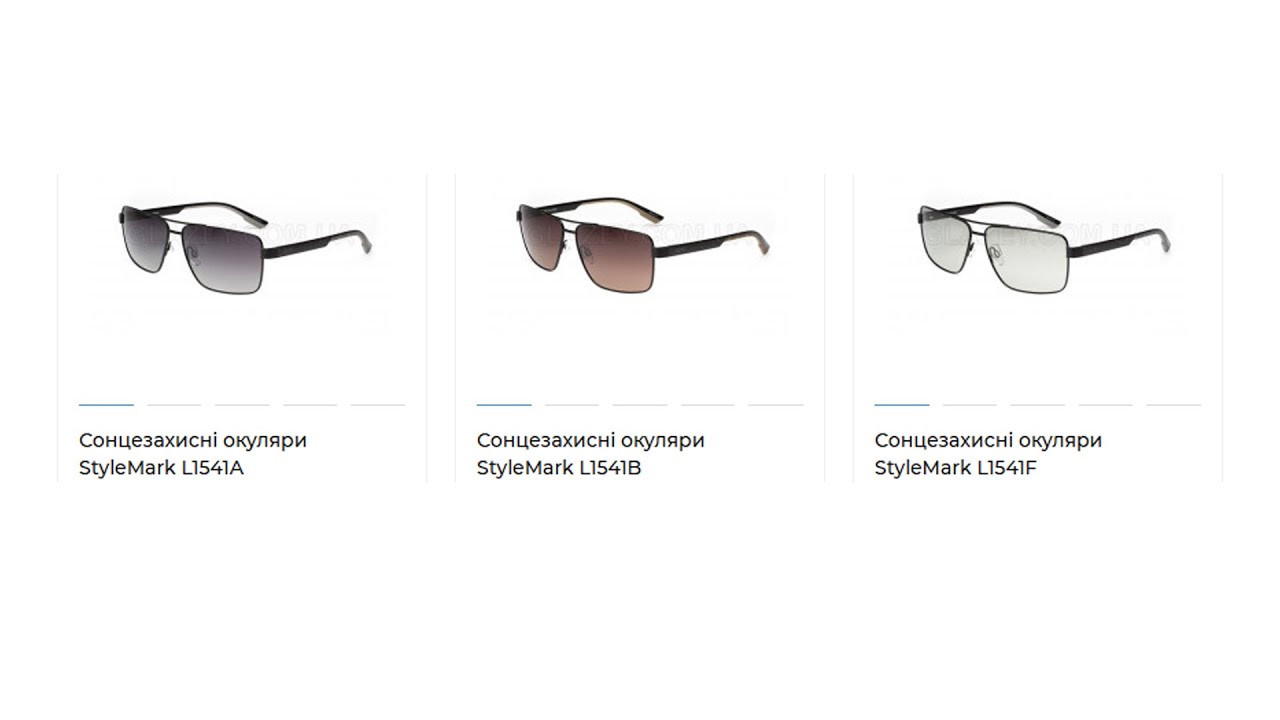 Сонцезахисні окуляри StyleMark L1541A - L1541B - L1541F - L1541Y - YouTube