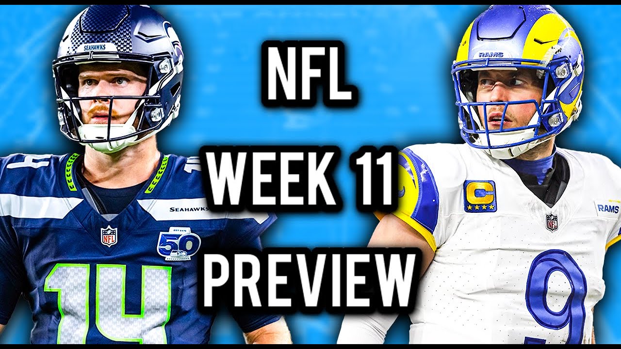 NFL Week 11 Preview - YouTube