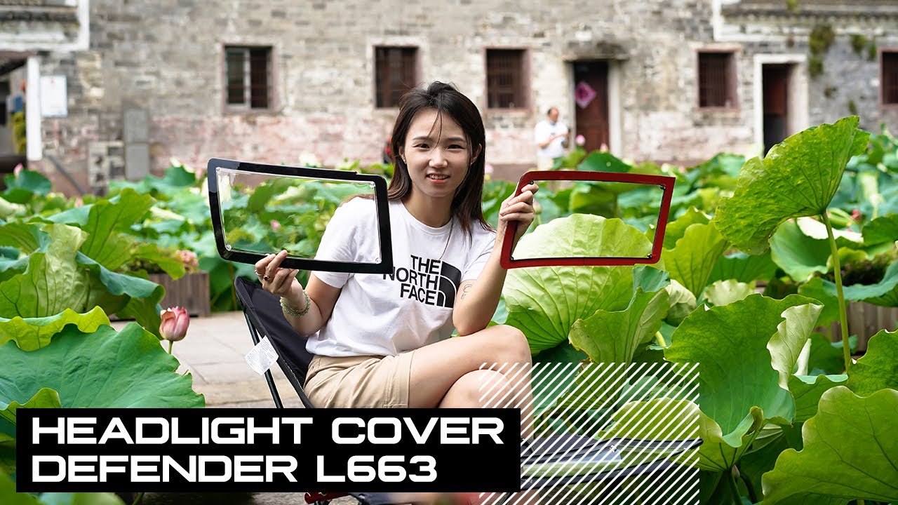 New Land Rover Defender Off-Road Design Headlight Cover upgrade design ...