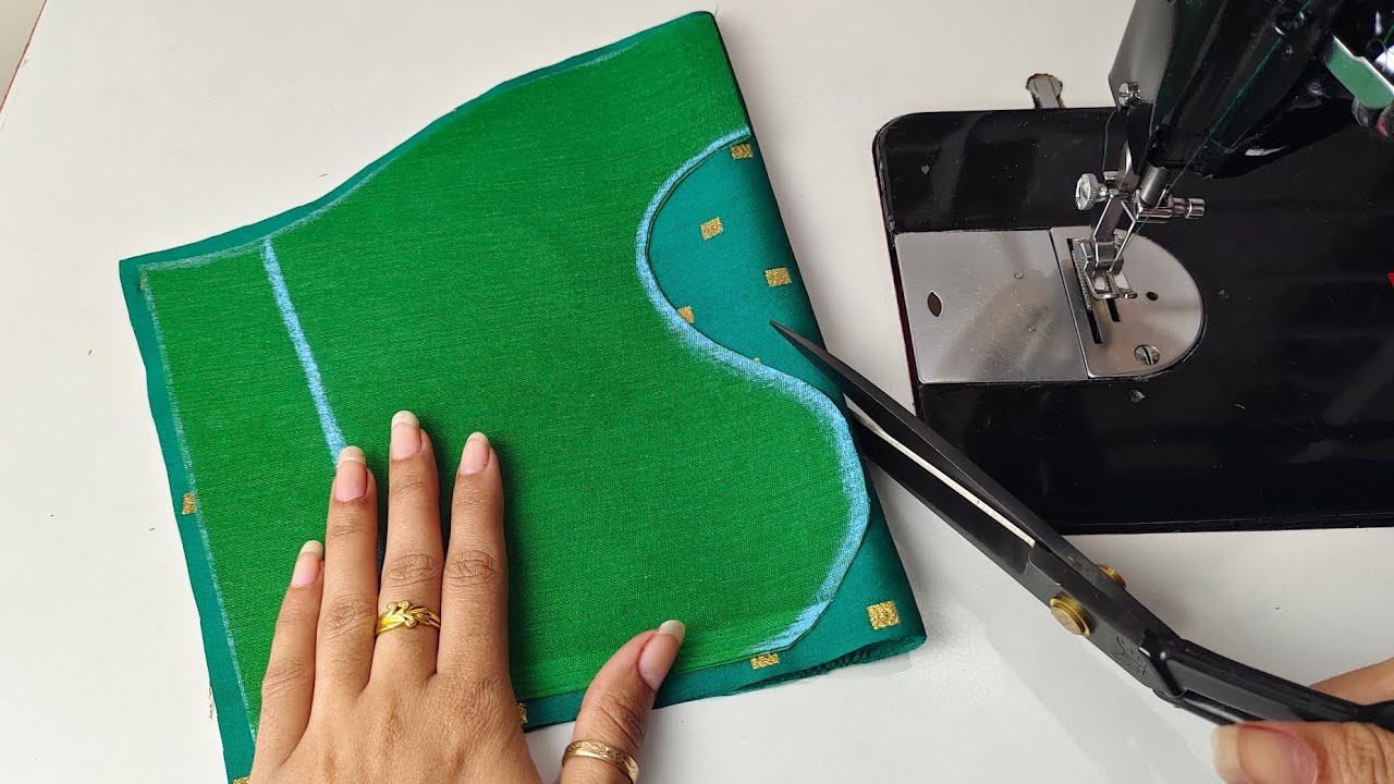 Simple and Easy Blouse Sleeves Design Cutting and Stitching | Asteen Ki ...