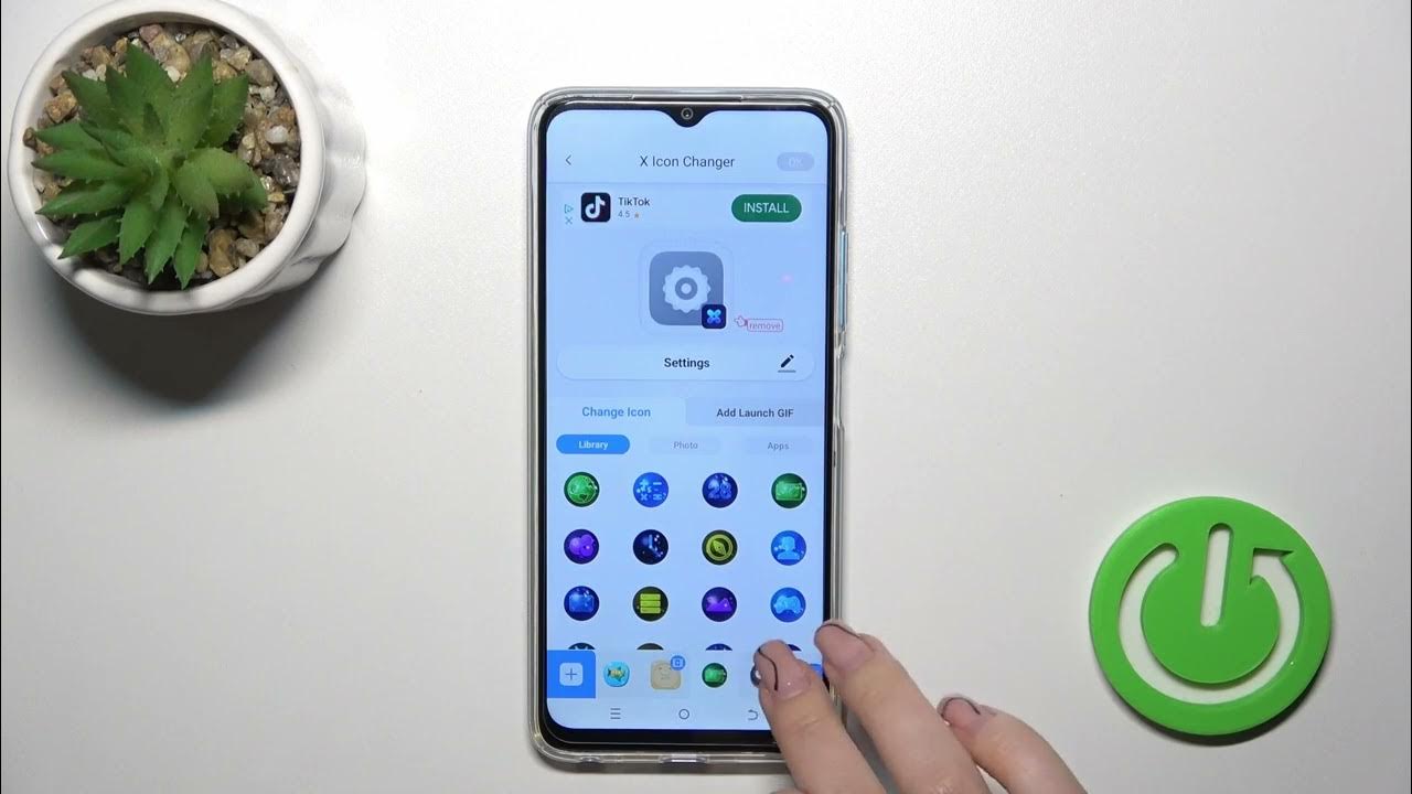 How To Change Icons Shape On Tecno Spark 10 | X Icon Changer - YouTube
