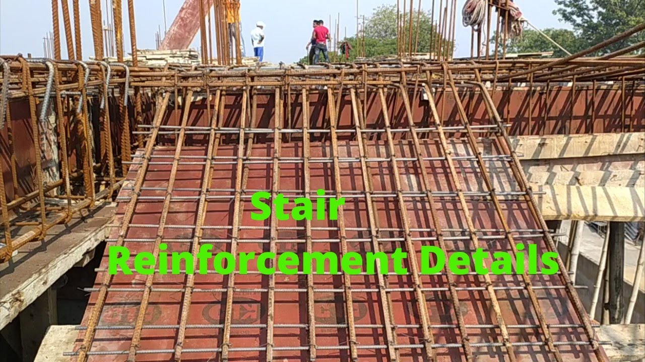 Stair Reinforcement Details || Site Visit || Staircase Reinforcement ...