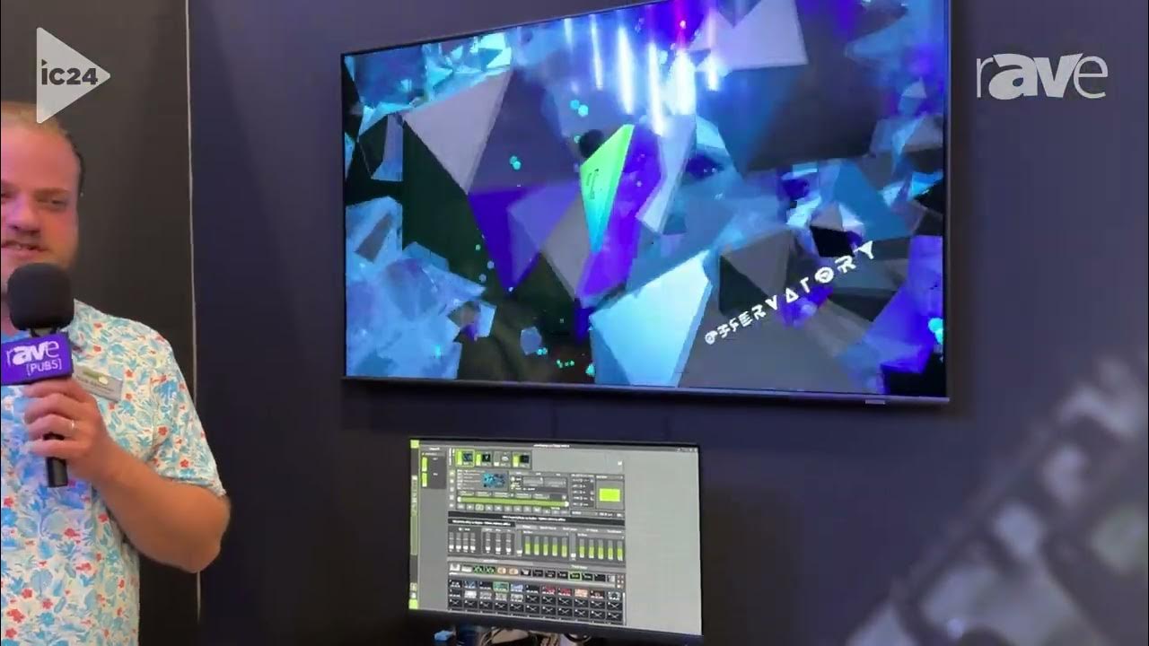 InfoComm 2024: Green Hippo Shows Off Hippotizer V4.9 Pixel Mapping for Video at the tvONE Booth ...