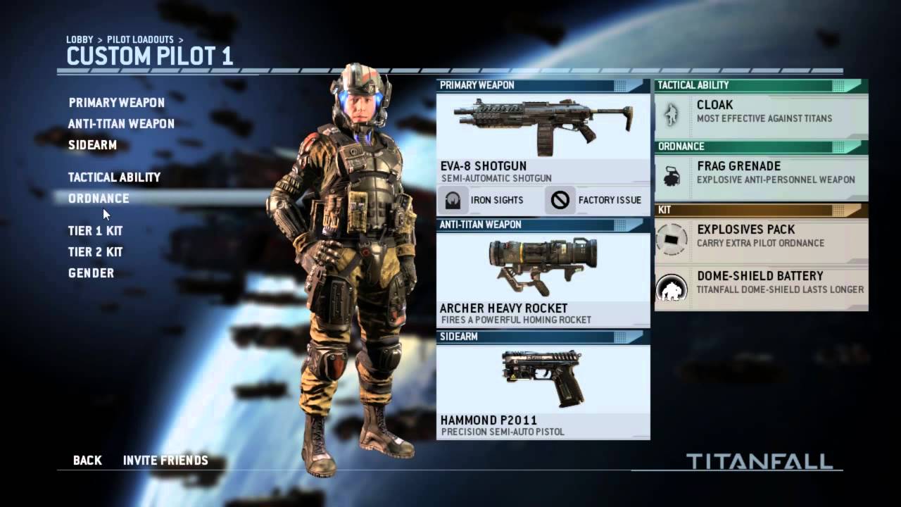 Titanfall Beta | Custom Pilot Loadouts - YouTube