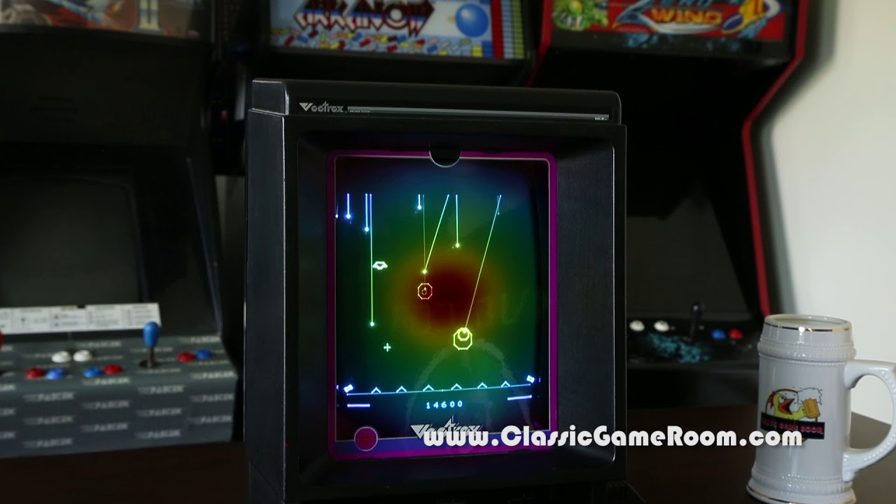 Classic Game Room - PATRIOTS review for Vectrex - YouTube