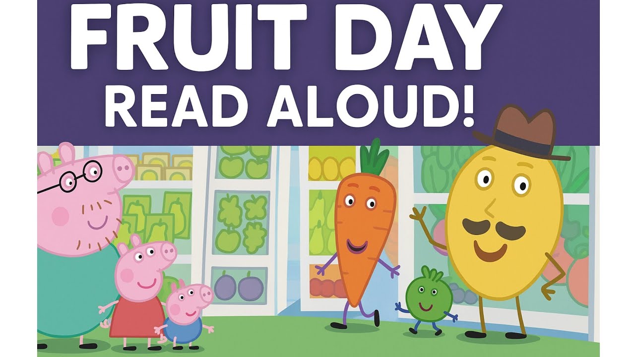 Peppa Pig - Fruit Day | Read Aloud Story for Kids from the Amazing ...
