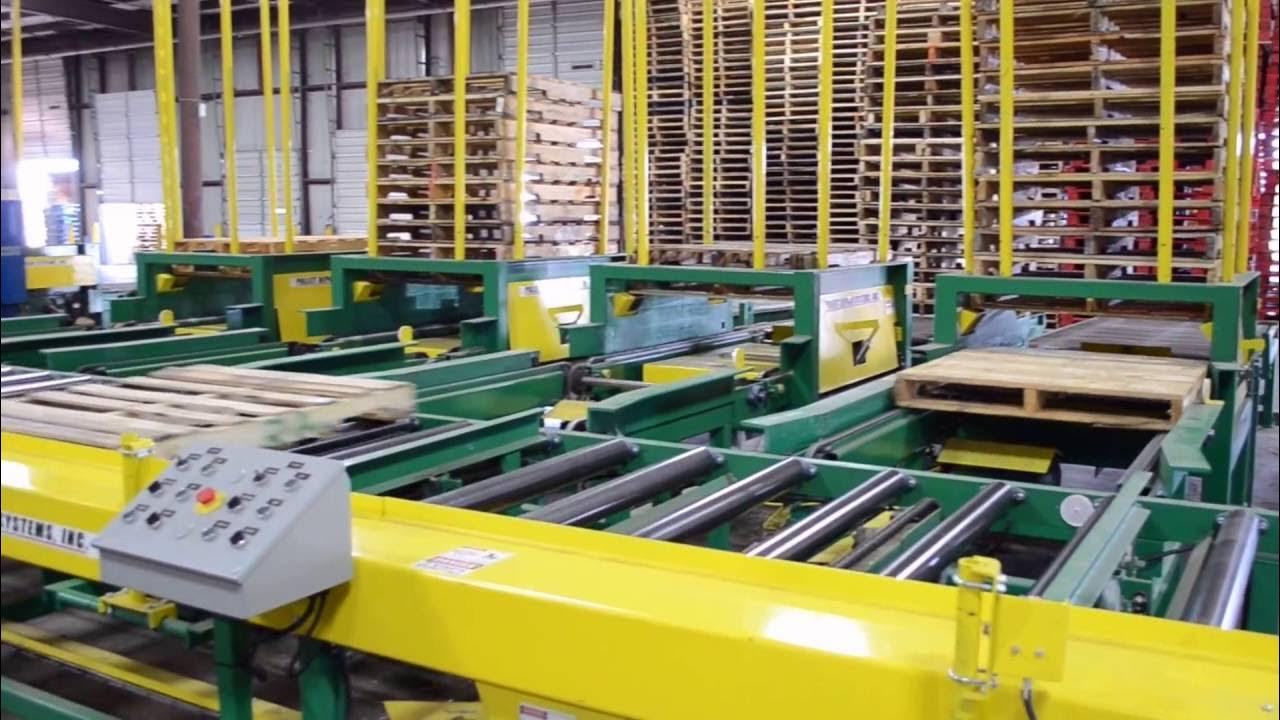 PRS High Speed Pallet Sort Stack System - YouTube