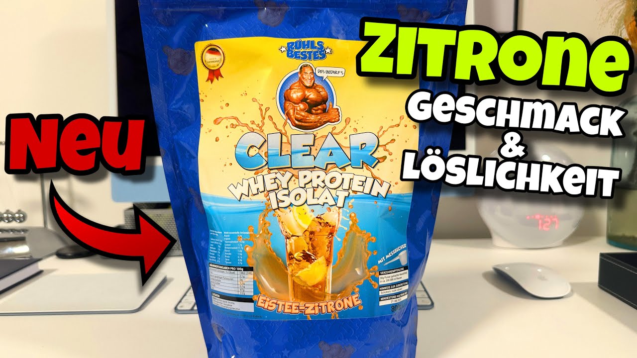 Clear Whey Eistee-Zitrone von Markus Rühl - YouTube