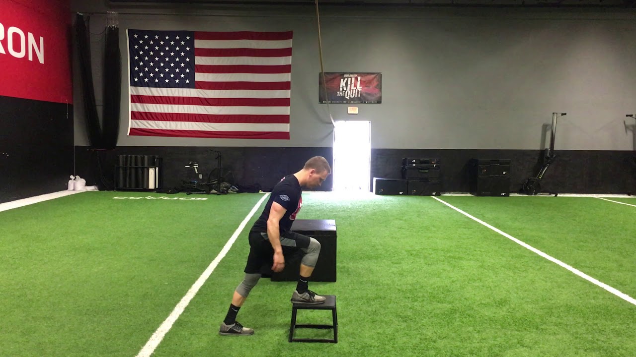 Box Push Off- Single Leg - YouTube