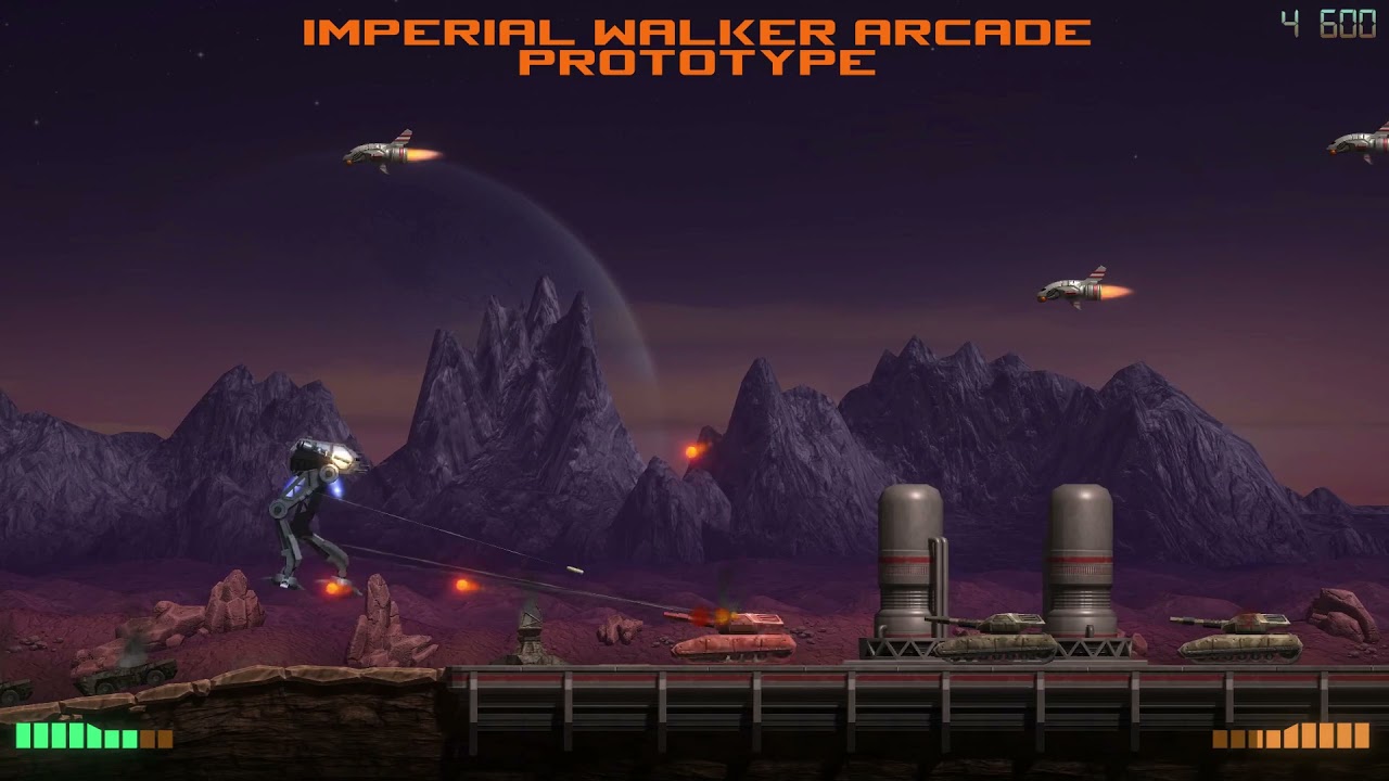 Imperial Walker Arcade prototype game - YouTube