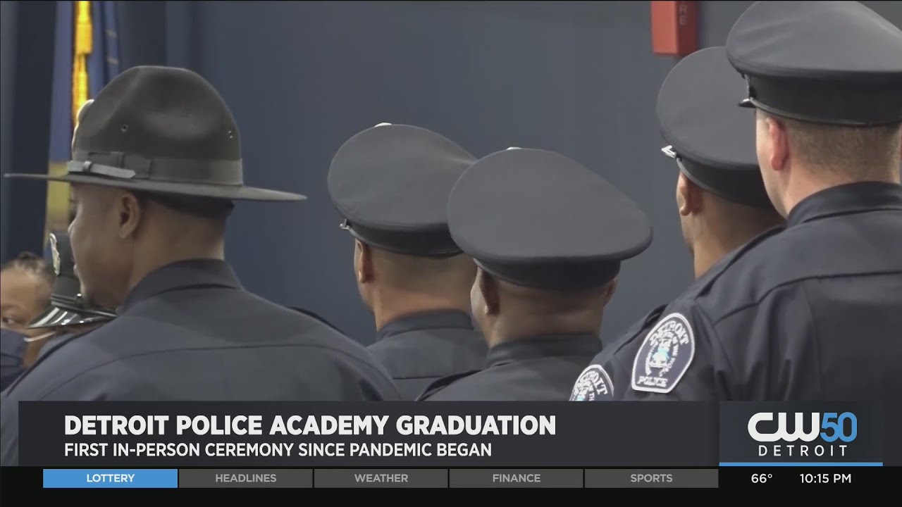 Detroit Police Department Holds Graduation Ceremony For Recruit Class ...