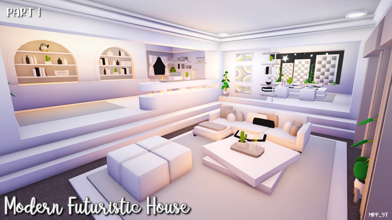 Living Room & Kitchen 🌿 Speed Build (Roblox Adopt Me) - YouTube