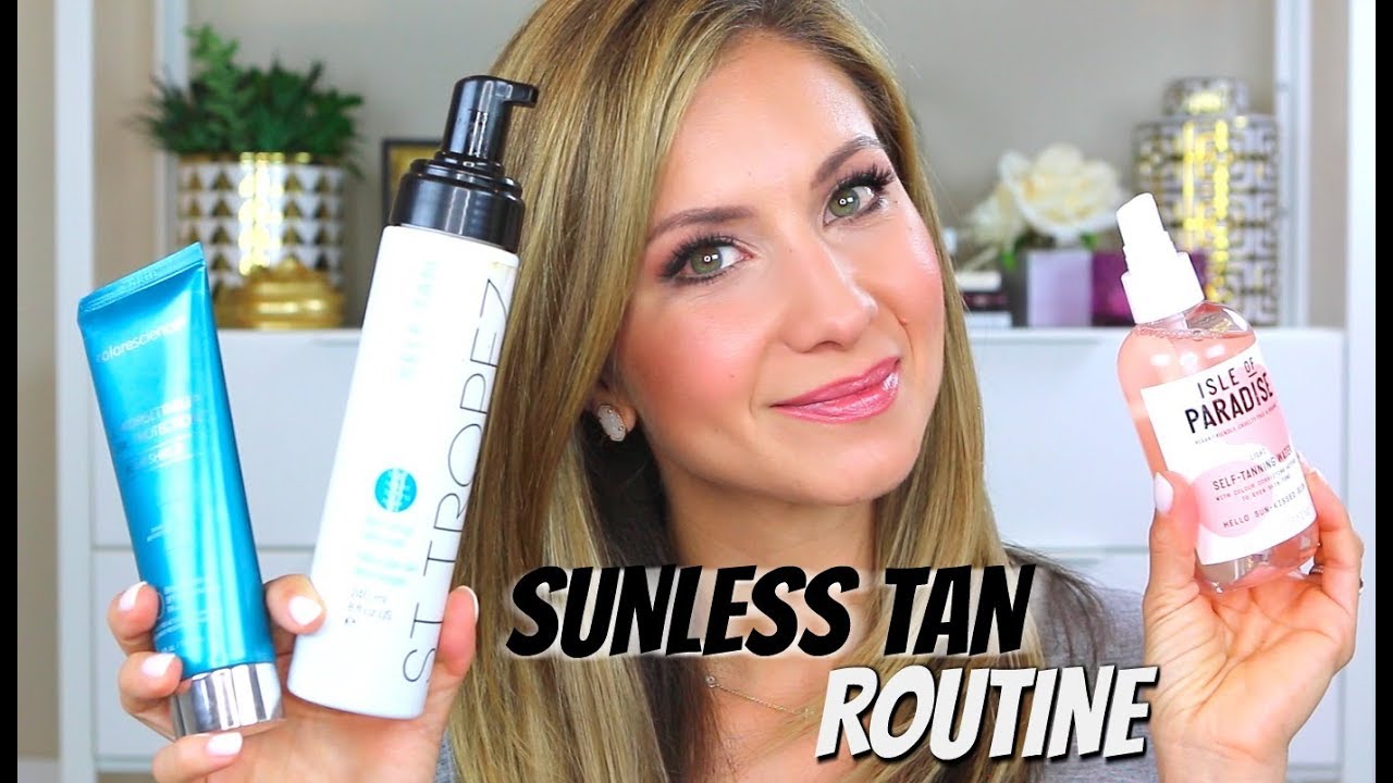 Sunless Tan and Body Sun Protection Daily Routine | Lisa J Makeup - YouTube