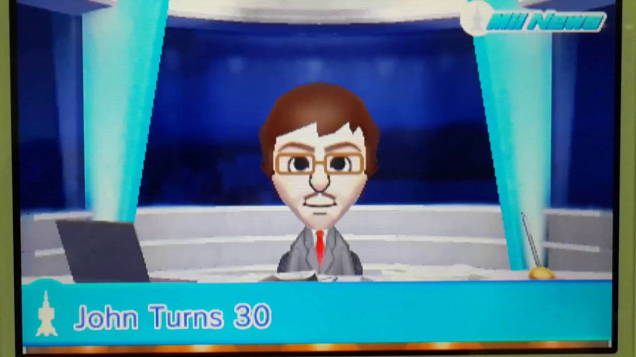 Tomodachi Life - Mii News - John Turns 30 - YouTube