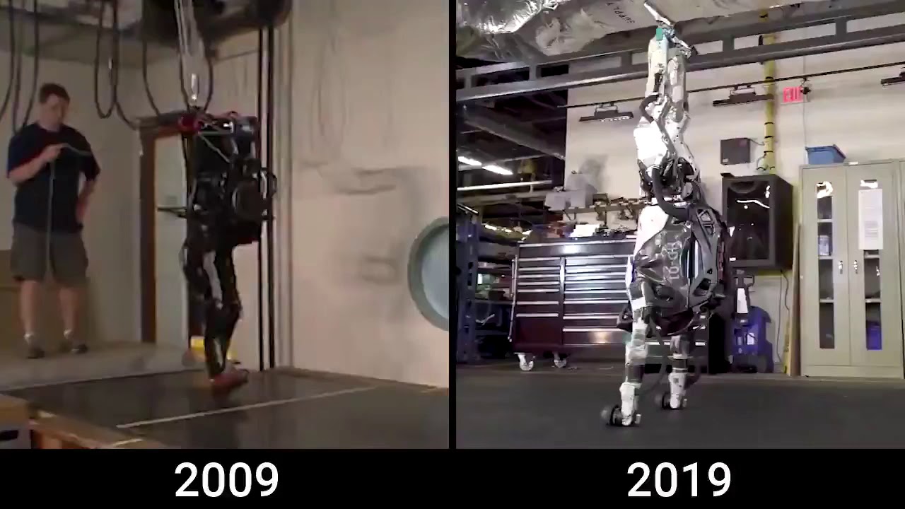 10 years of progress in Boston Dynamics robotics. - YouTube
