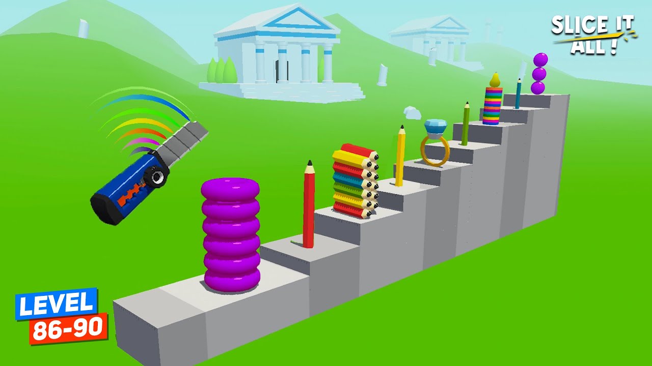 Slice It All (Level 86-90) Android Gameplay - YouTube